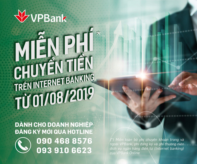 VPBank miễn phí dịch vụ Internet Banking đối với Khách hàng Doanhnghiệp ...